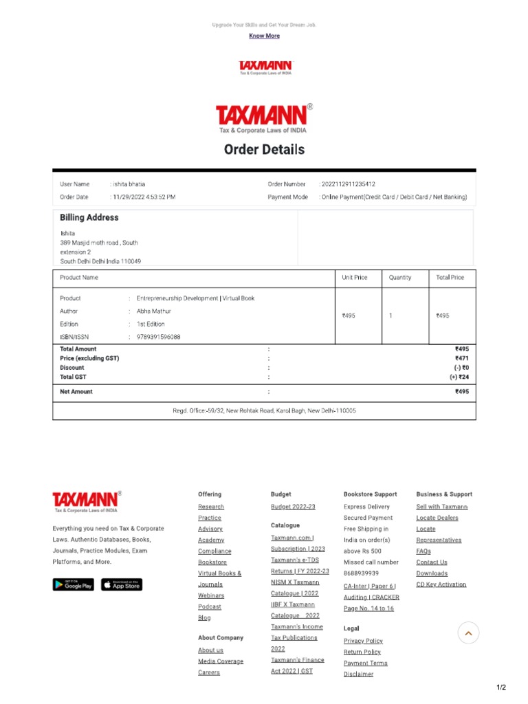 Taxman | PDF