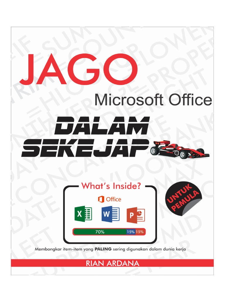Ebook Jago Microsoft Office Dalam Sekejap by Rian Ardana | PDF