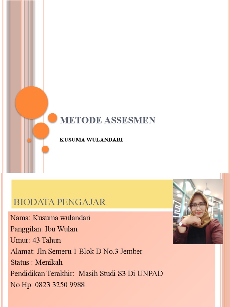 Review Materi 1 Semester Metode Asesmen | PDF