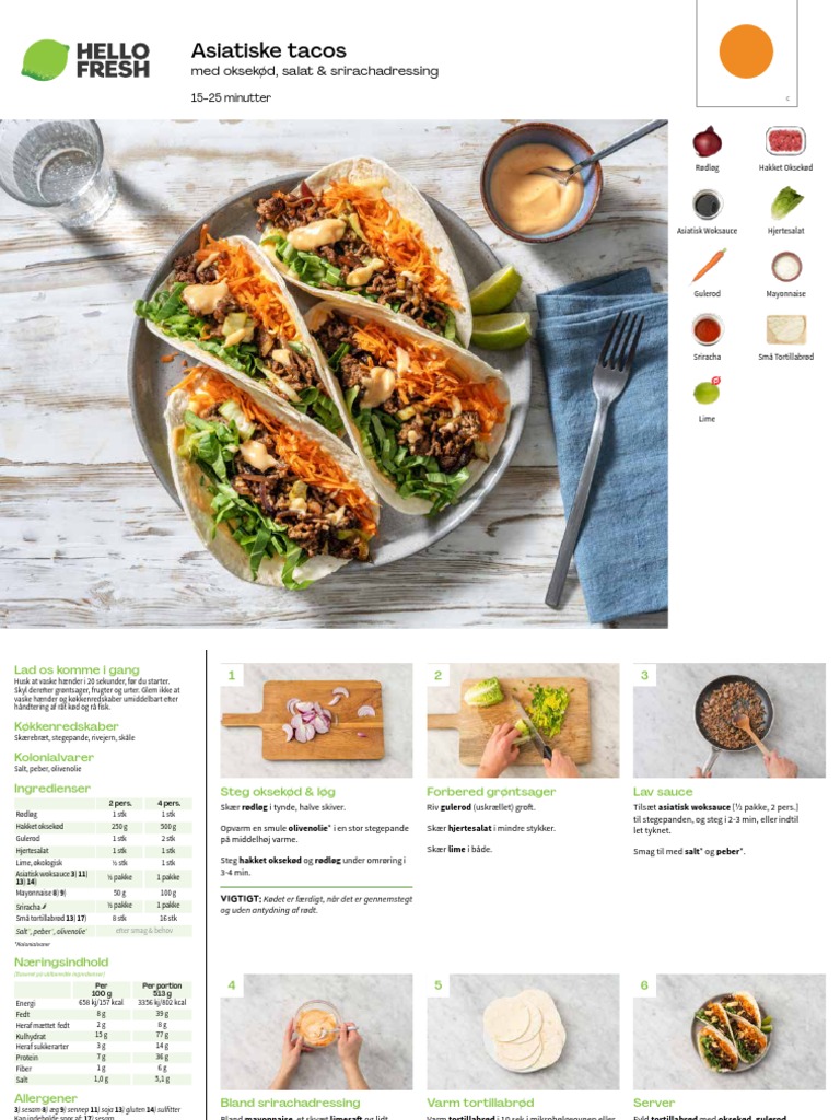 Asiatiske Tacos | PDF