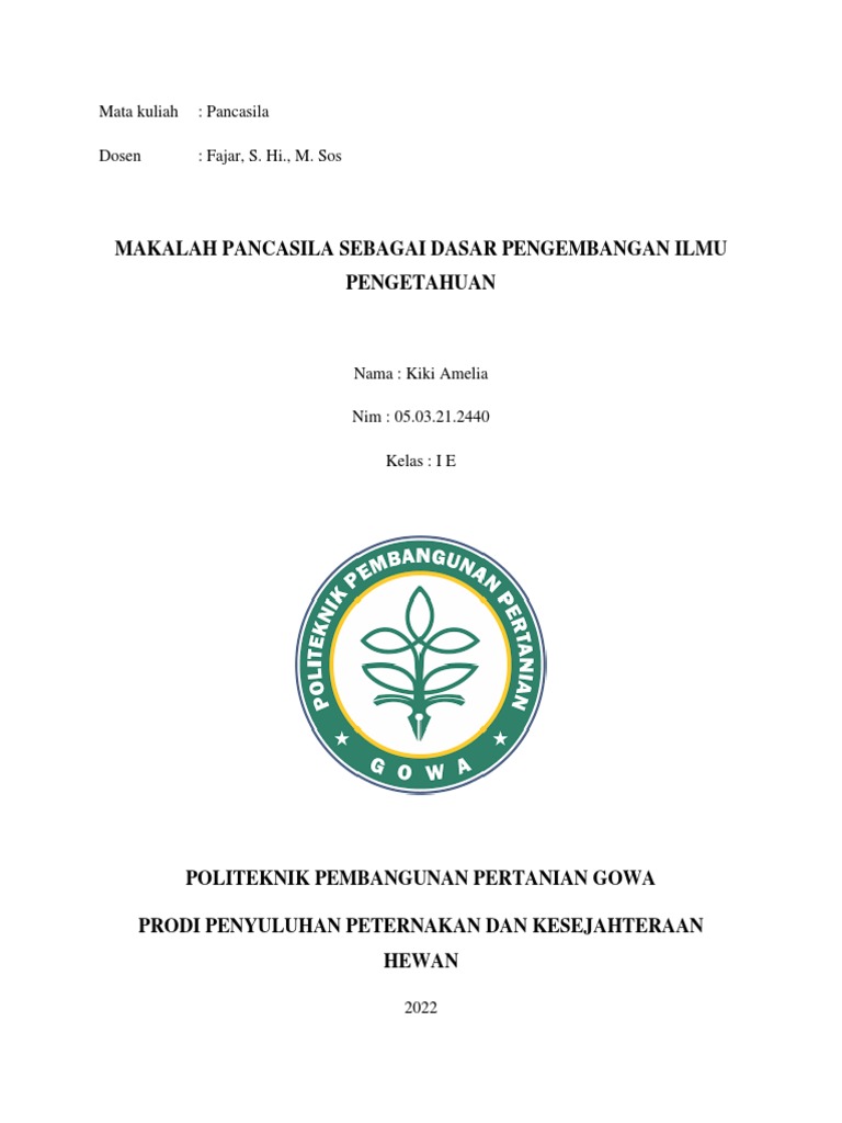 Makalah Pancasila | PDF