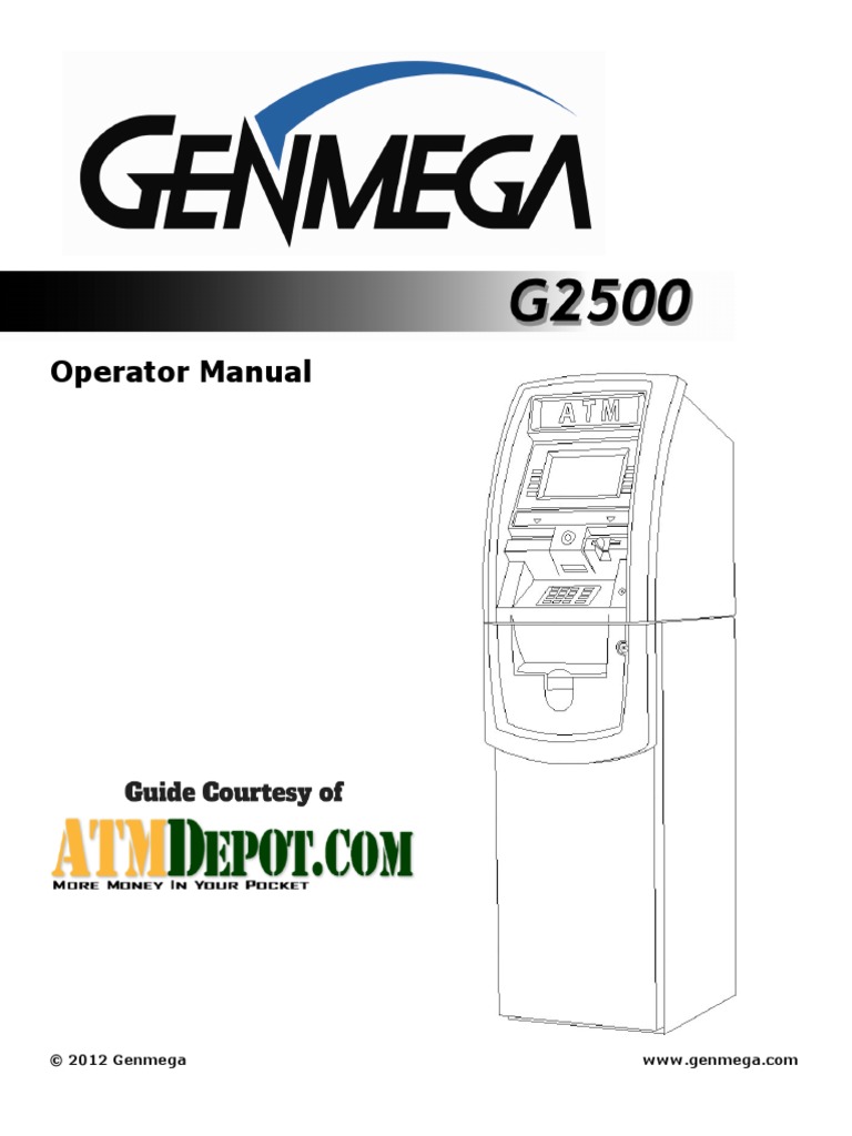 Genmega G2500 | PDF | Automated Teller Machine | Computer Network