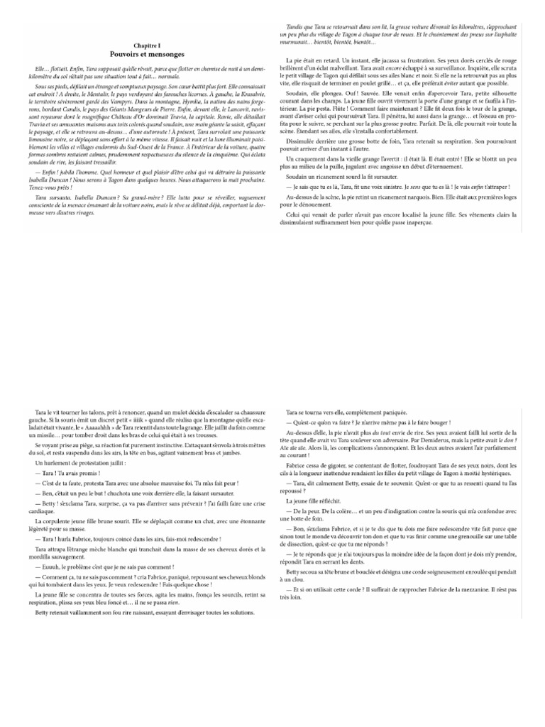 Tara Duncan Ch1 Extrait | PDF
