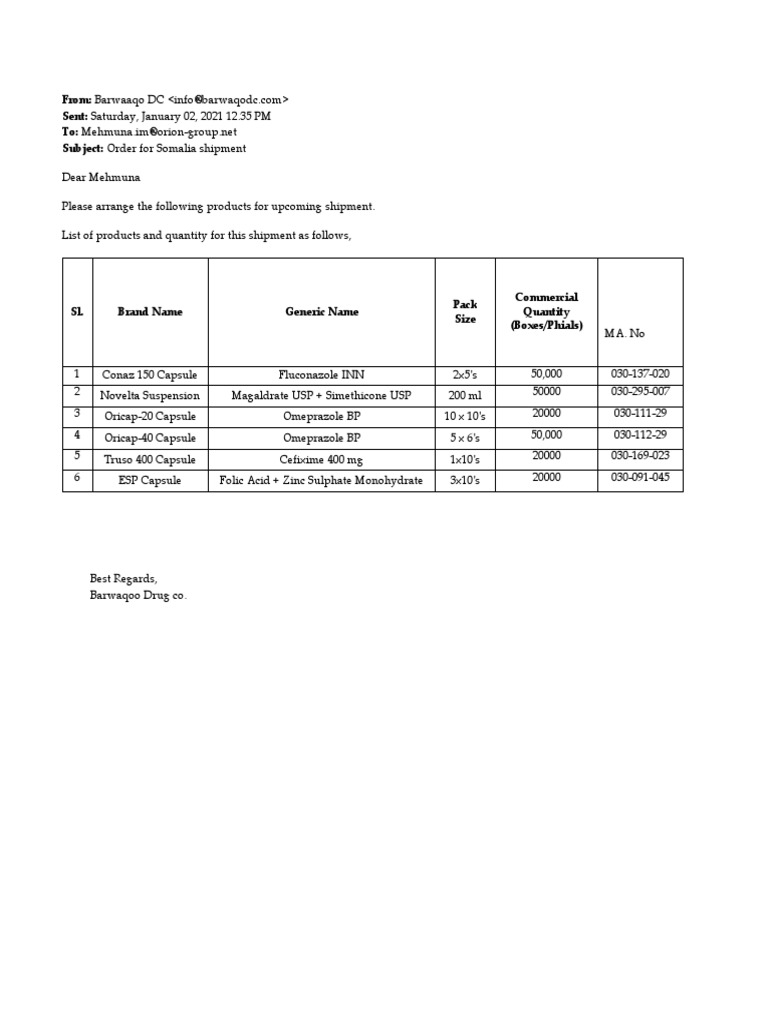 Purchase Order | PDF