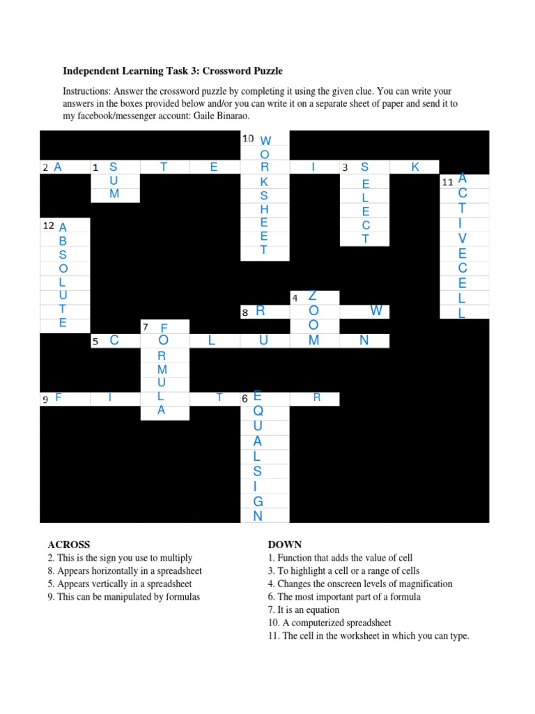 COMP5 (2ndQ) - INDEPENDENT LEARNING TASK 3 | PDF | Spreadsheet ...