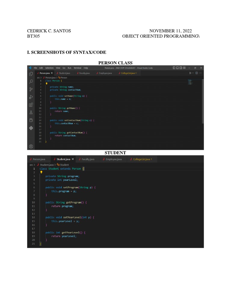 Santos Cedrick 06 Hands On Activity 1 - Arg | PDF