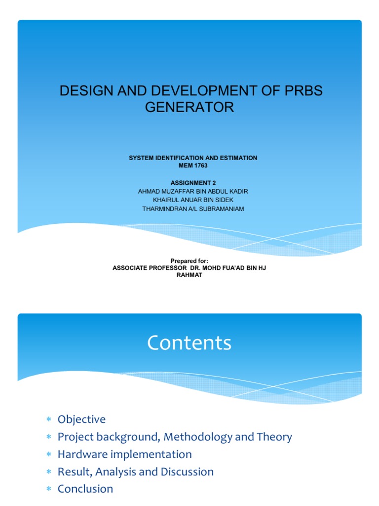 Design and Development of Prbs Generator | PDF