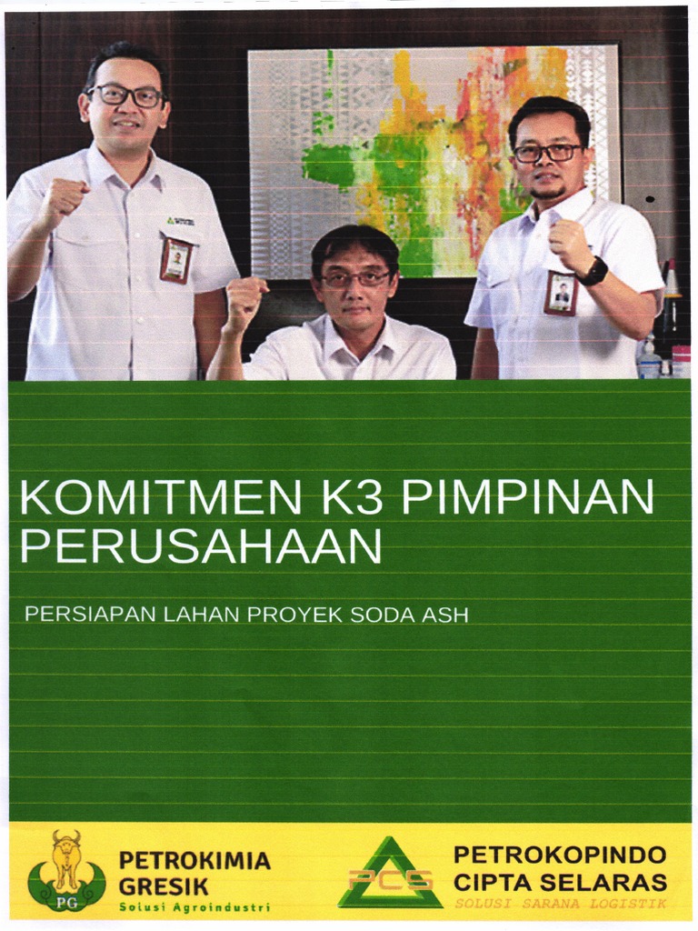 Komitmen k3 Pimpinan Perusahaan | PDF
