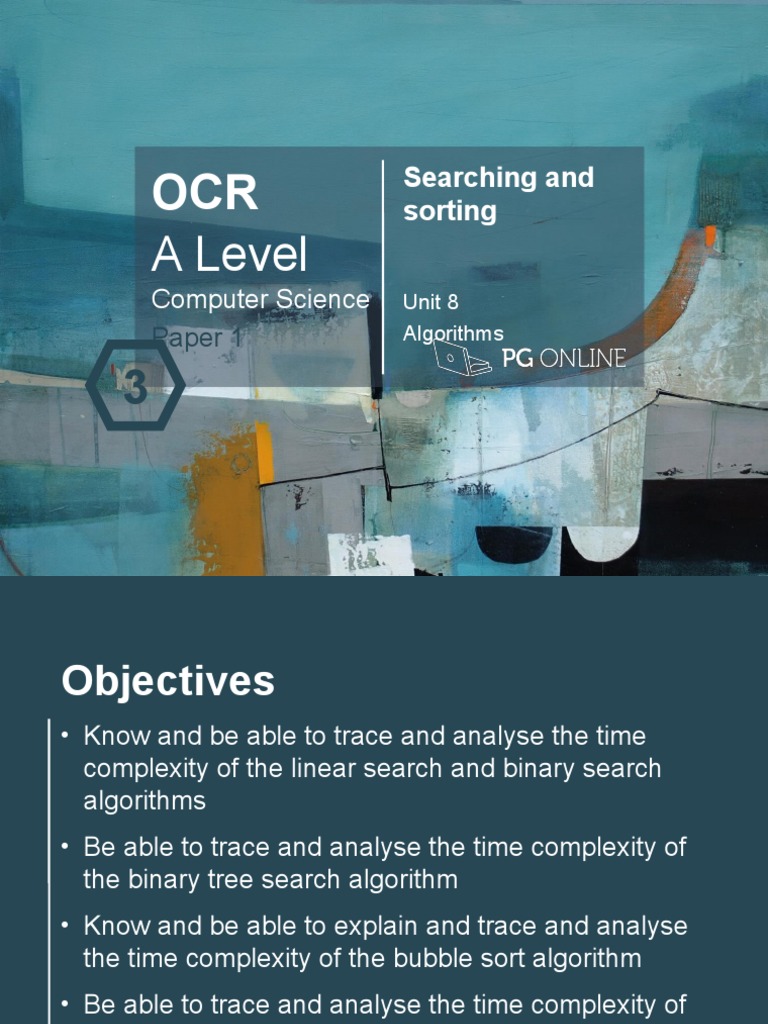 Algorithms T3 Searching and Sorting | PDF | Time Complexity ... Algorithms T3 Searching and Sorting | PDF | Time Complexity ...