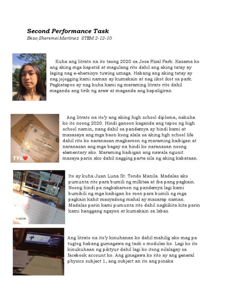 Second Performance Task Beso | PDF