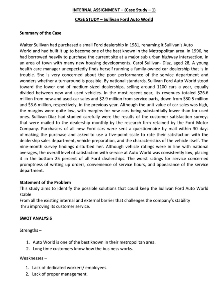 Case Study 1 | PDF