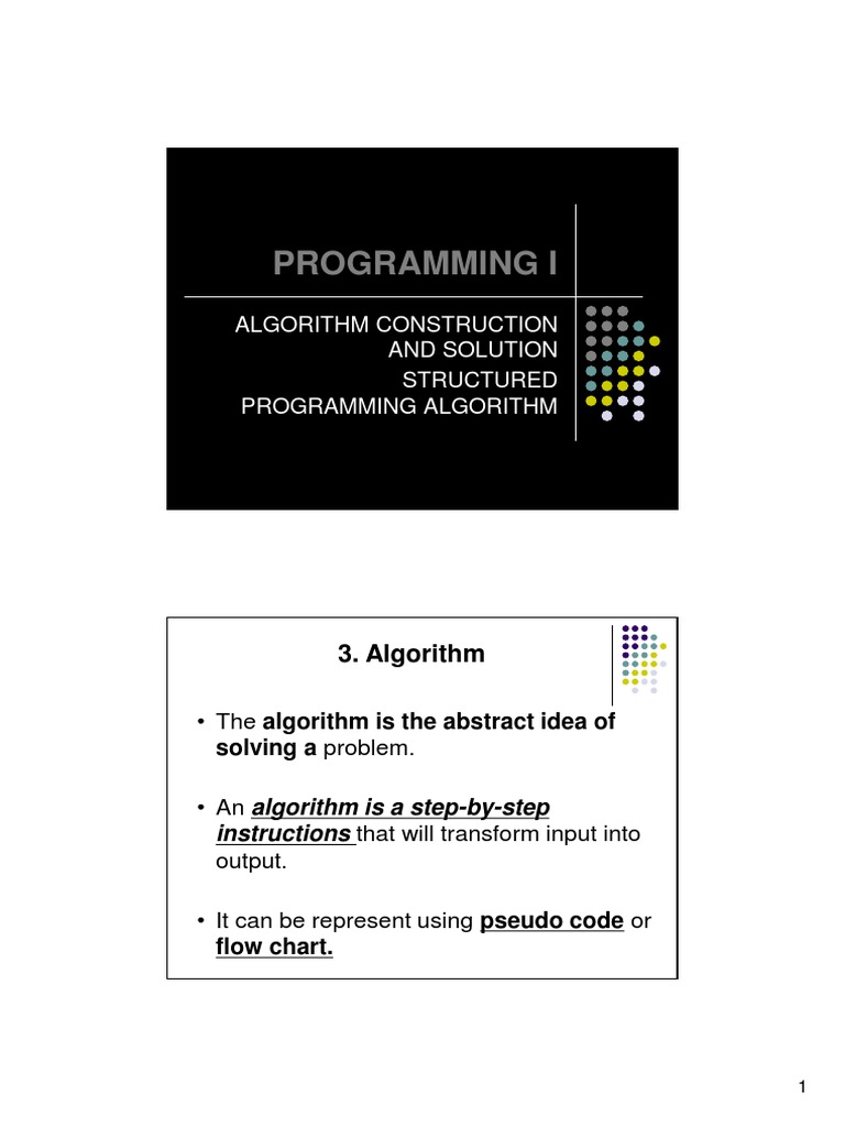 FAC1002 - Algorithm | PDF | Control Flow | Algorithms