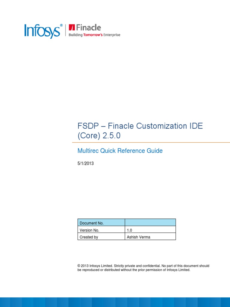 FCIDE (Core) Multirec Quick Reference | PDF | Html | World Wide Web