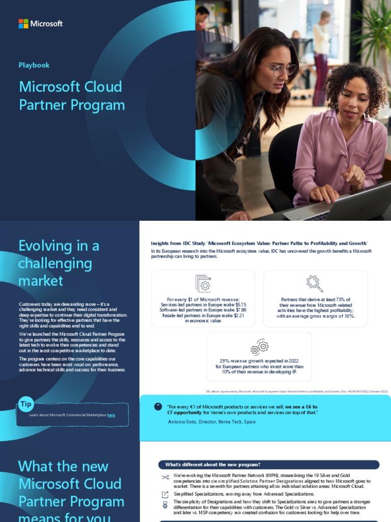 Microsoft Cloud Partner Program Playbook | PDF | Microsoft Azure ...