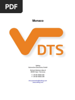 Dts Monaco User Manual | PDF | User Interface | Menu (Computing)