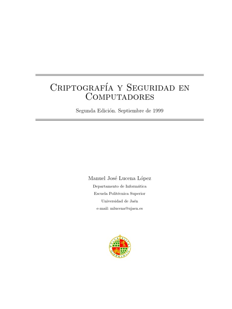 Criptografia | PDF | Clave (criptografía) | Criptografía