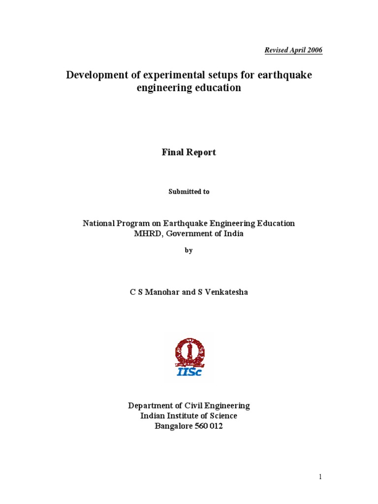 SDEE - Students Manual | PDF | Resonance | Normal Mode