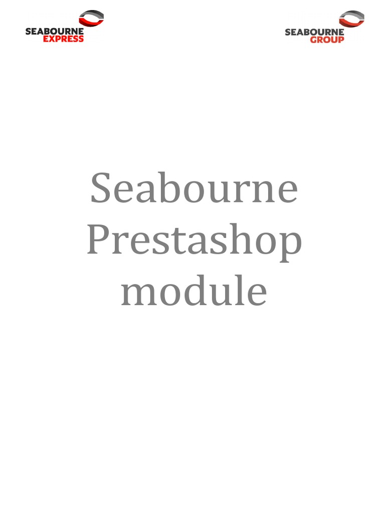 Seabourne Prestashop Module v2 | PDF