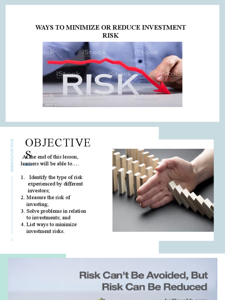 Five Ways to Minimize Investment Risk | PDF | Investing | Risk