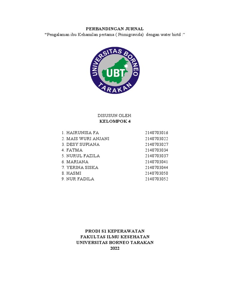 TELAAH JURNAL Kelompok 4 | PDF