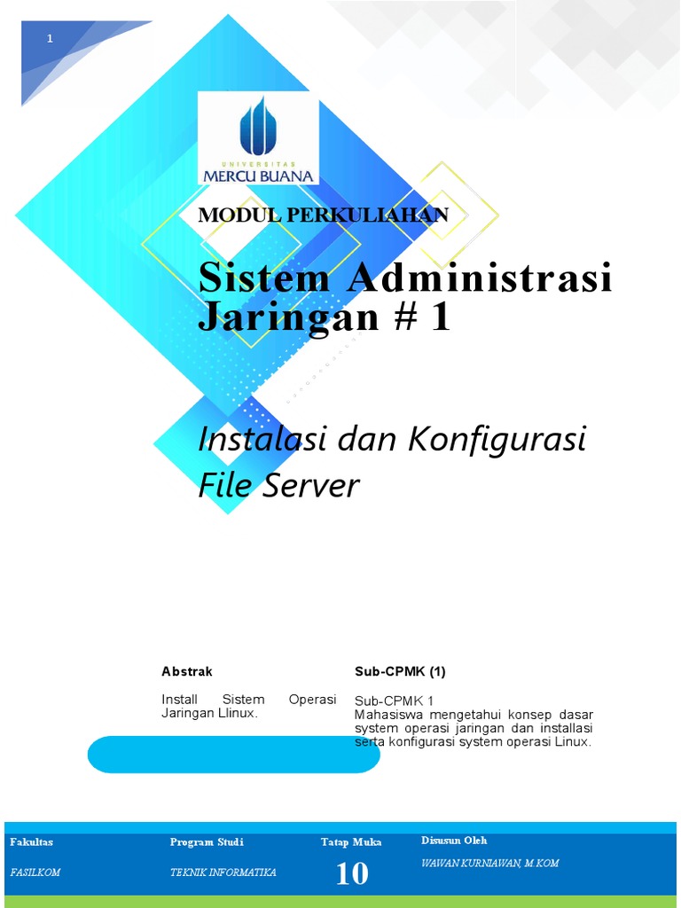 Instalasi dan Konfigurasi File Server Linux | PDF