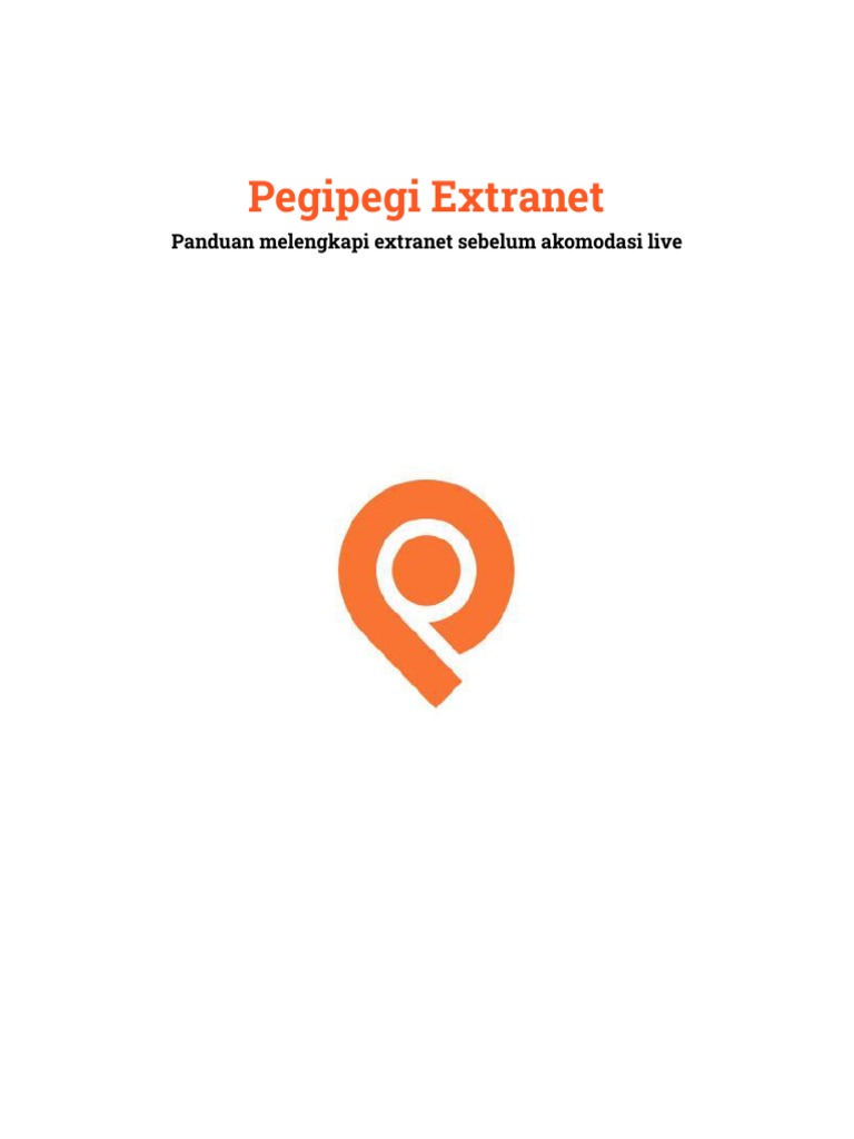 Pegipegi Extranet Tutorial - Before Live | PDF
