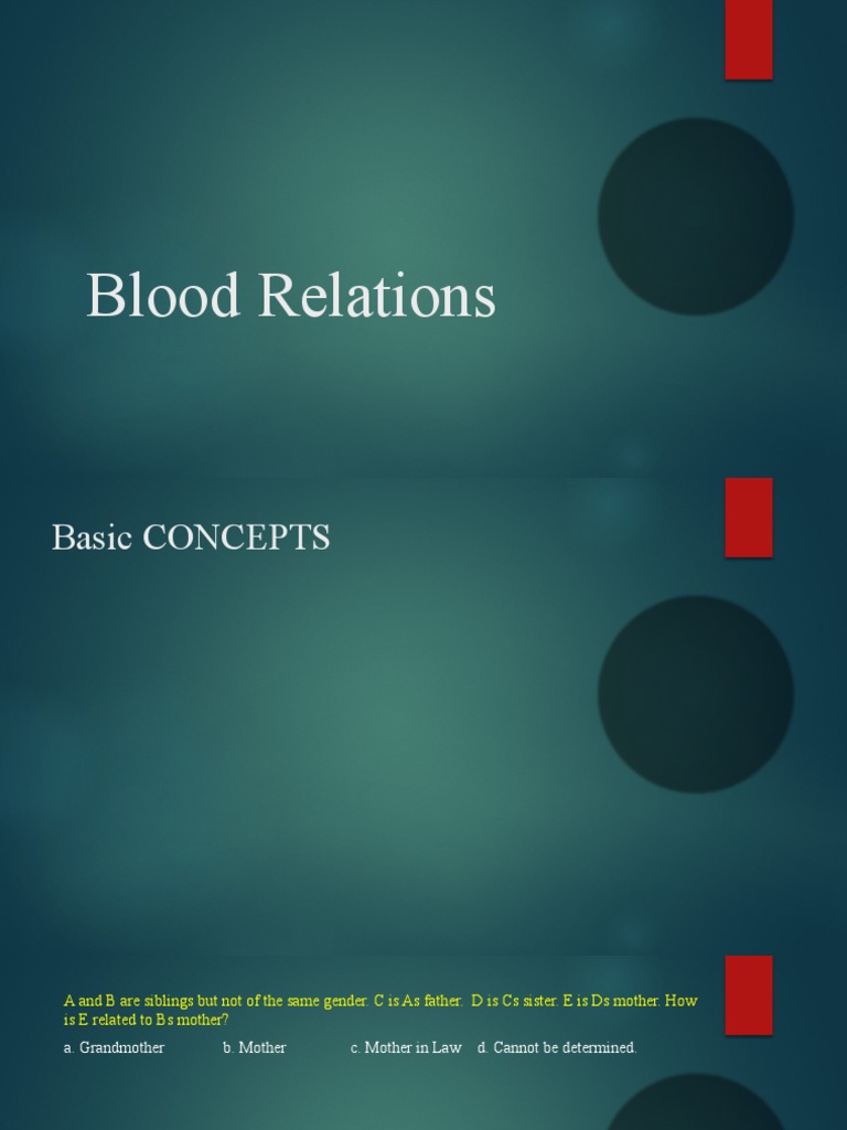 NMAT Workshop 1 - Directions and Blood Relations | PDF