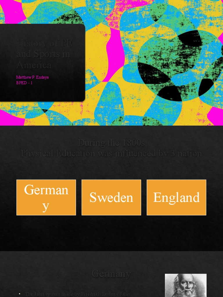 History of PE and Sports in America | PDF | Physical Education ...