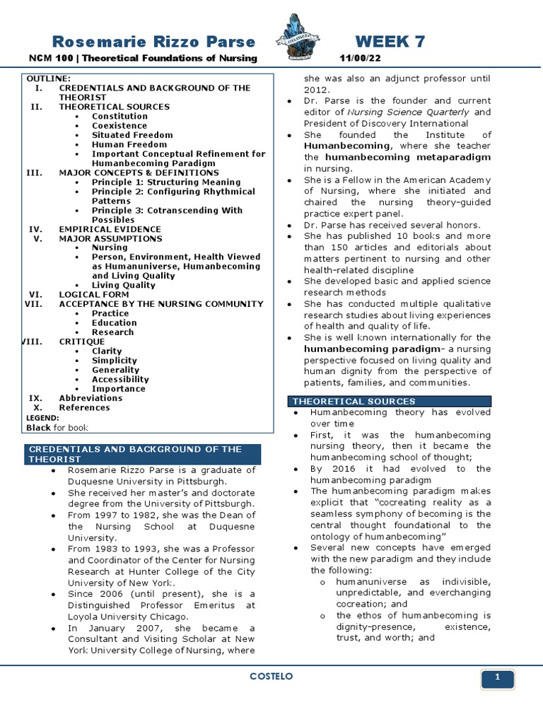 TFN Week 7 Rosemarie Parse | PDF