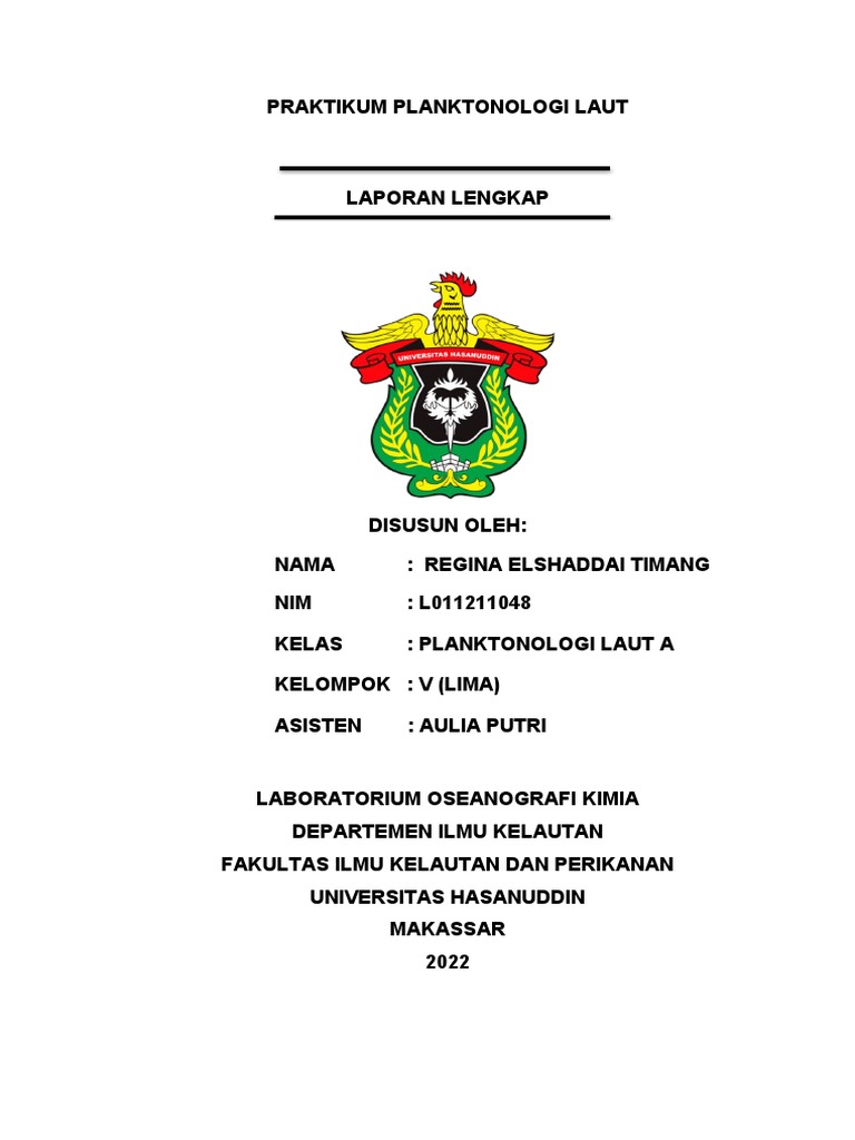Laporan Lengkap Plankton | PDF