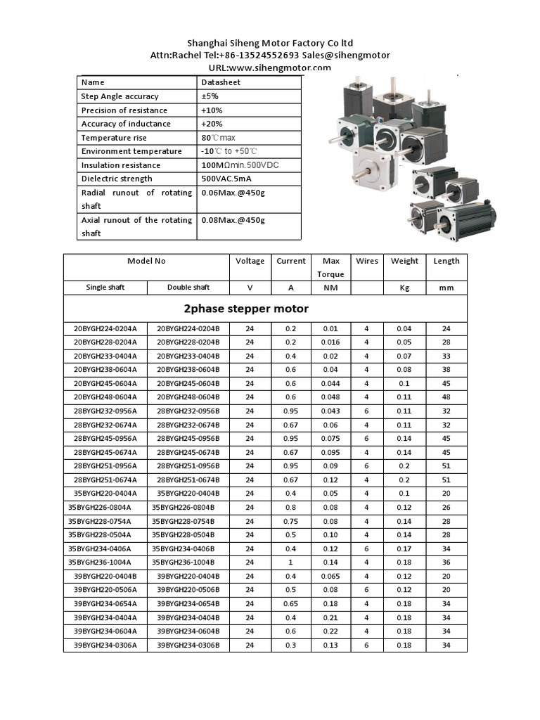 2，3phase stepper motor Catalog | PDF