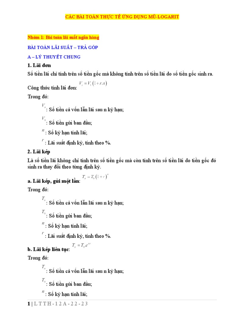 12a - NG D NG Mũ-Logarit | PDF