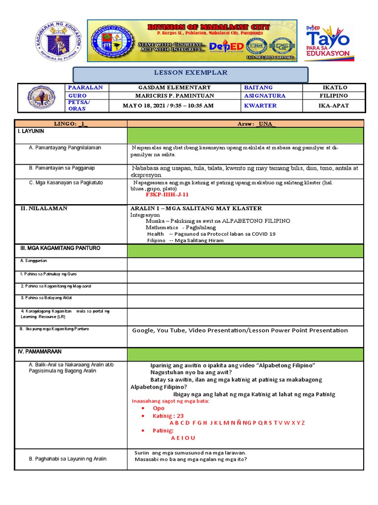 Cot Fil3 Q4 W1 May 18. 2021 | PDF