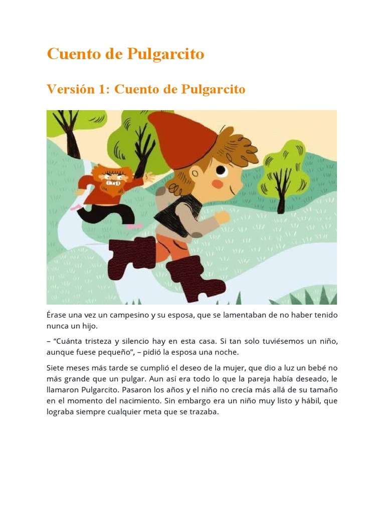 Cuento de Pulgarcito | PDF