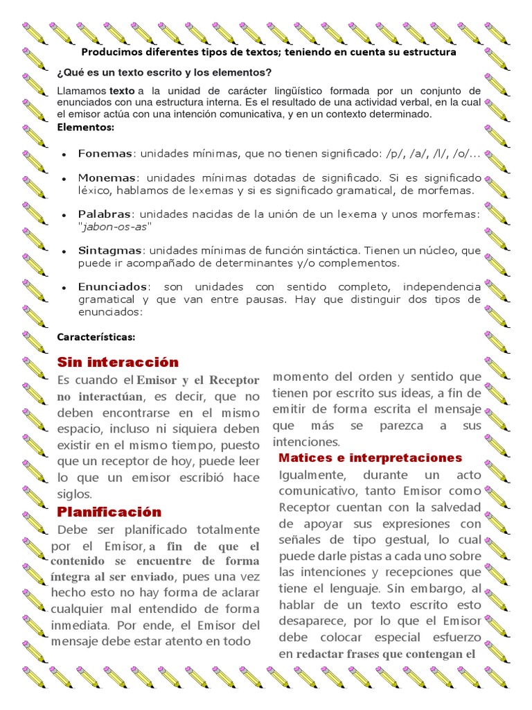 Tipos de Textos 2 | PDF | Palabra | Lingüística
