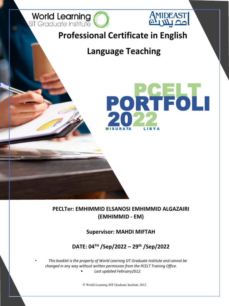 FINAL DRAFT PORTFOLIO pdf1 | PDF | Teaching Method | Learning