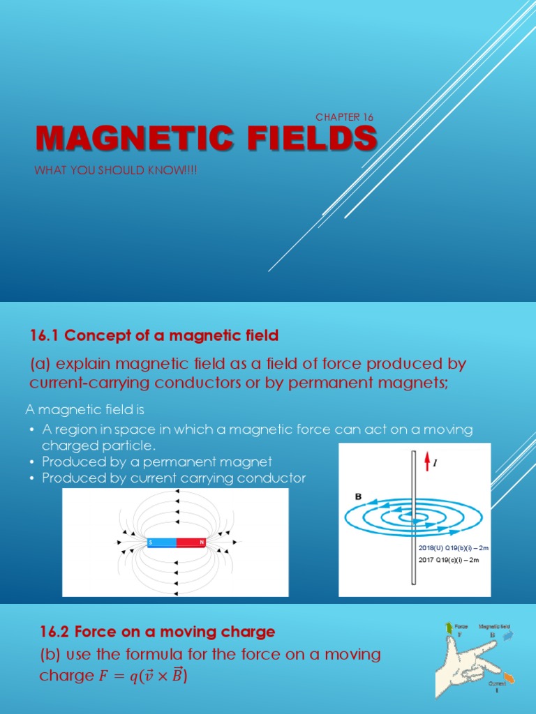 Analysis of Magnetic Fields and Forces on Charged Particles and Current ...