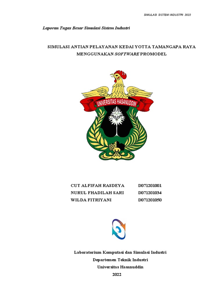 Format Laporan Simulasi Komputer 2022 | PDF