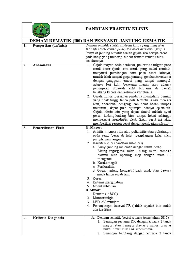 Demam Rematik | PDF