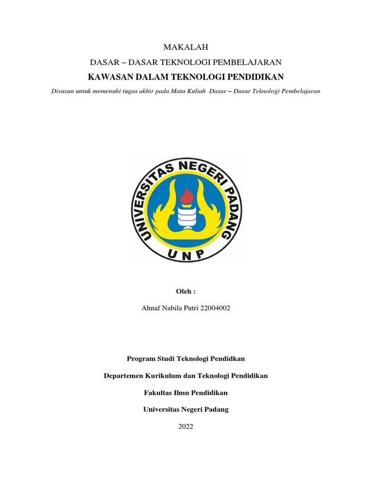 Ahnaf Nabila Putri - 2200400-Tugas Akhir DDTP | PDF