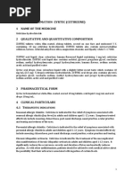 Cetirizine Drug Study | PDF | Drugs | Pharmacology