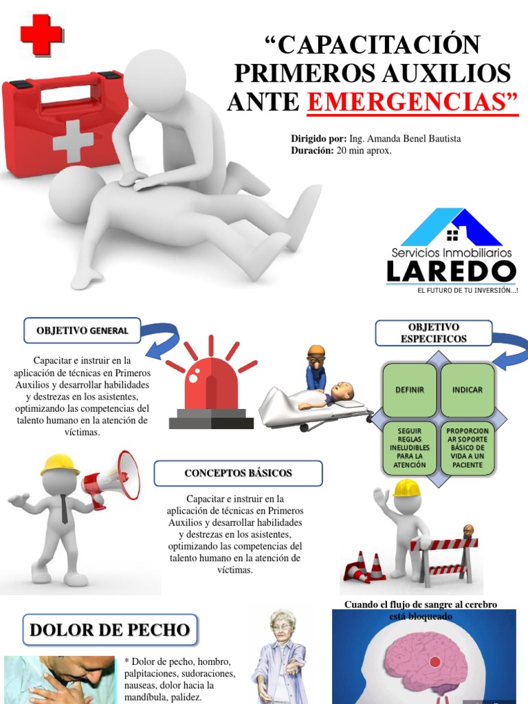 Primeros Auxilios SST | PDF | Primeros auxilios | Reanimación cardiopulmonar