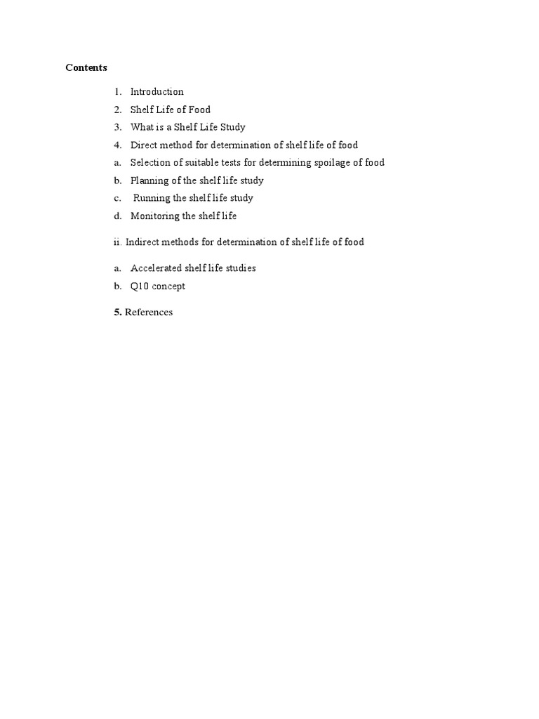 Understanding Food Shelf Life Studies | PDF | Shelf Life | Activation ...