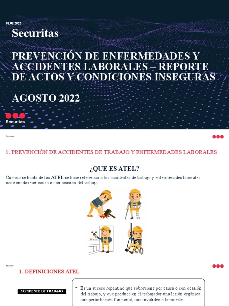 Prevencion de El y at - Reporte Actos y Condiciones Inseguras - Agosto ...