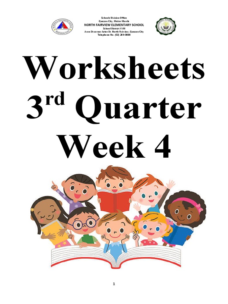 Final 3RD Quarter Week 4 Worksheets | PDF