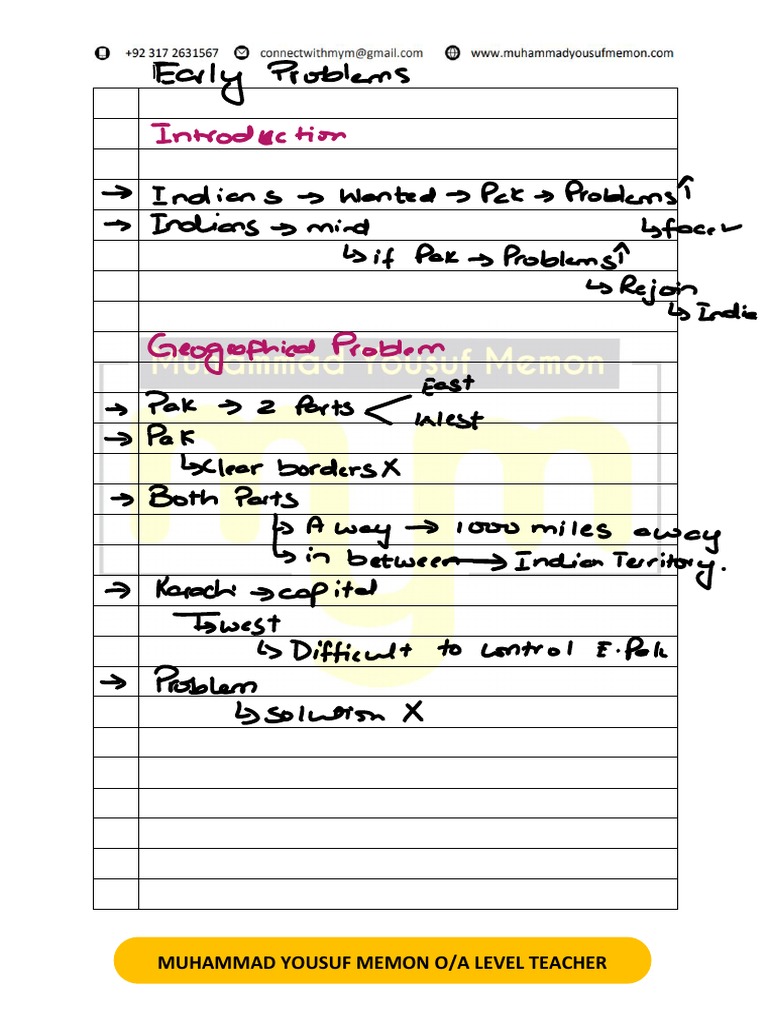 Section 3 Handwritten Notes | PDF