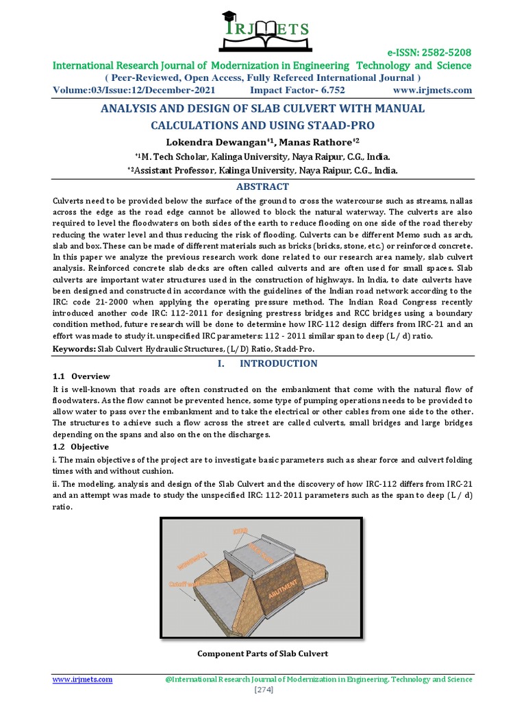 pdfslide.net_analysis-and-design-of-slab-culvert-with-manual- | PDF | Road | Concrete
