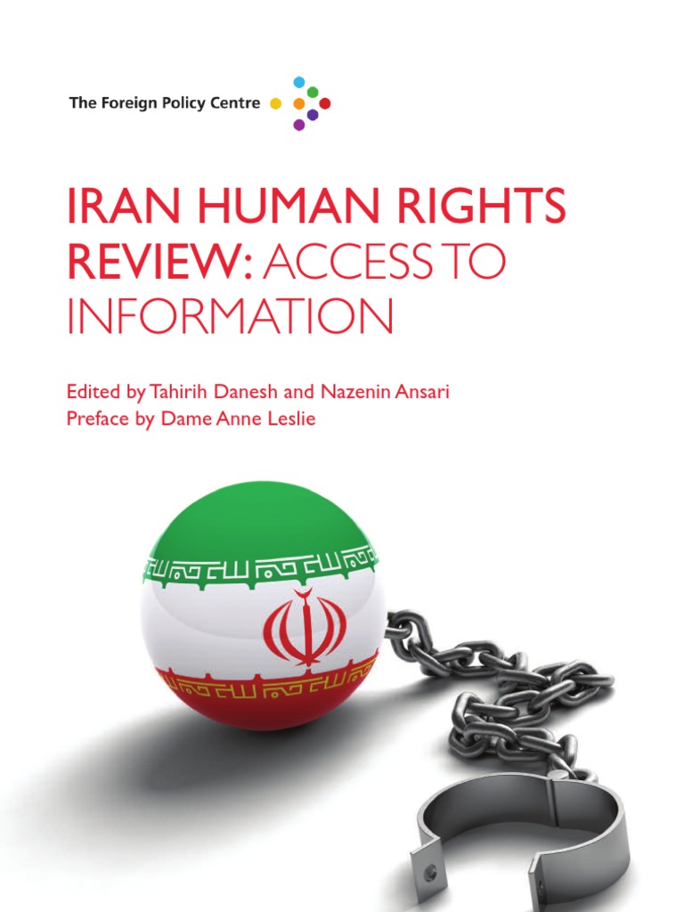 1369 - Iran Human Rights Review: Access To Information | PDF | Iran ...
