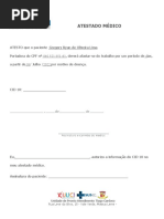 Atestado Piscina Modelo PDF | PDF