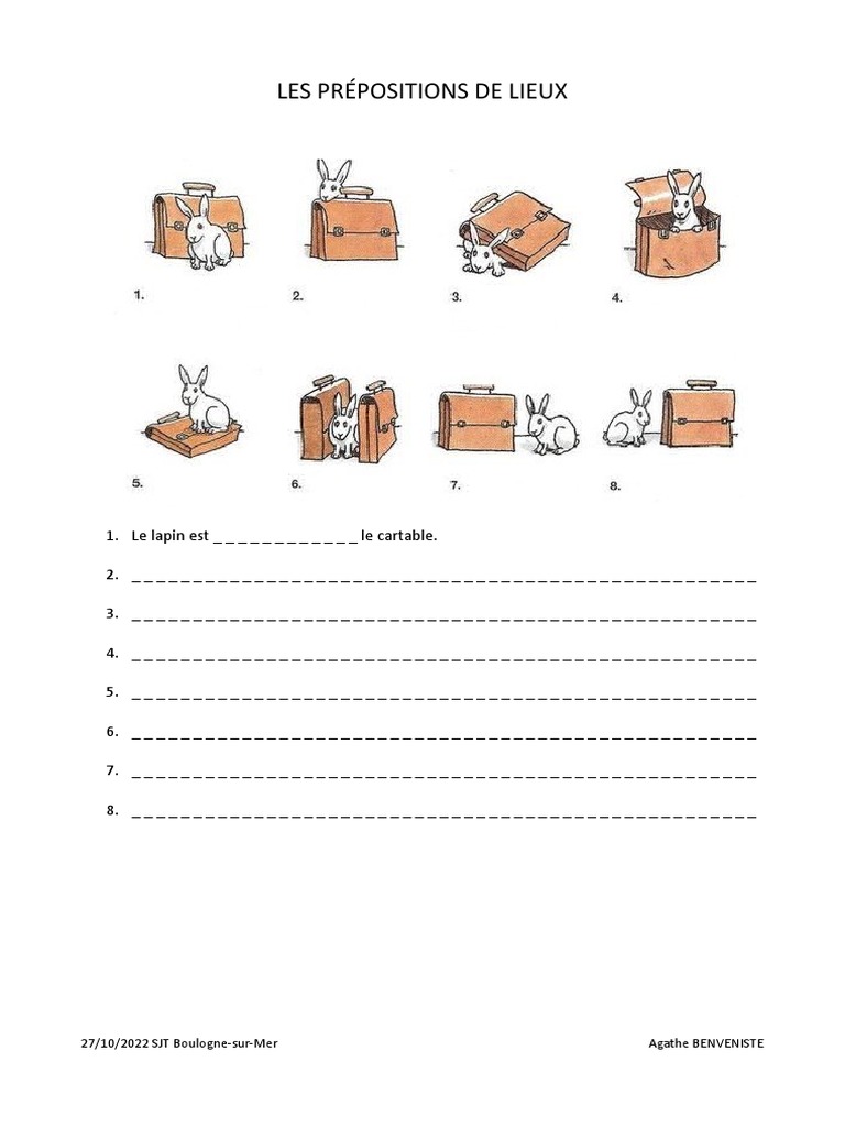 Prépositions de lieu : Guide pratique | PDF | Théorie (échecs) | Échecs